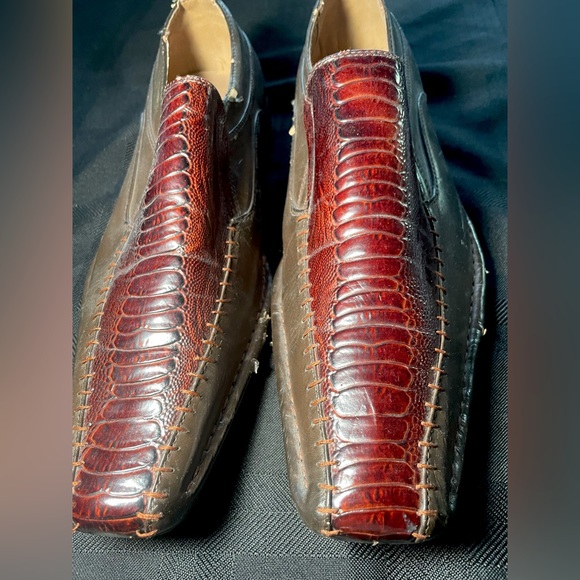 Adolfo | Shoes | Mens Adolfo Chestnut Brown Leather Classicformal Shoes ...